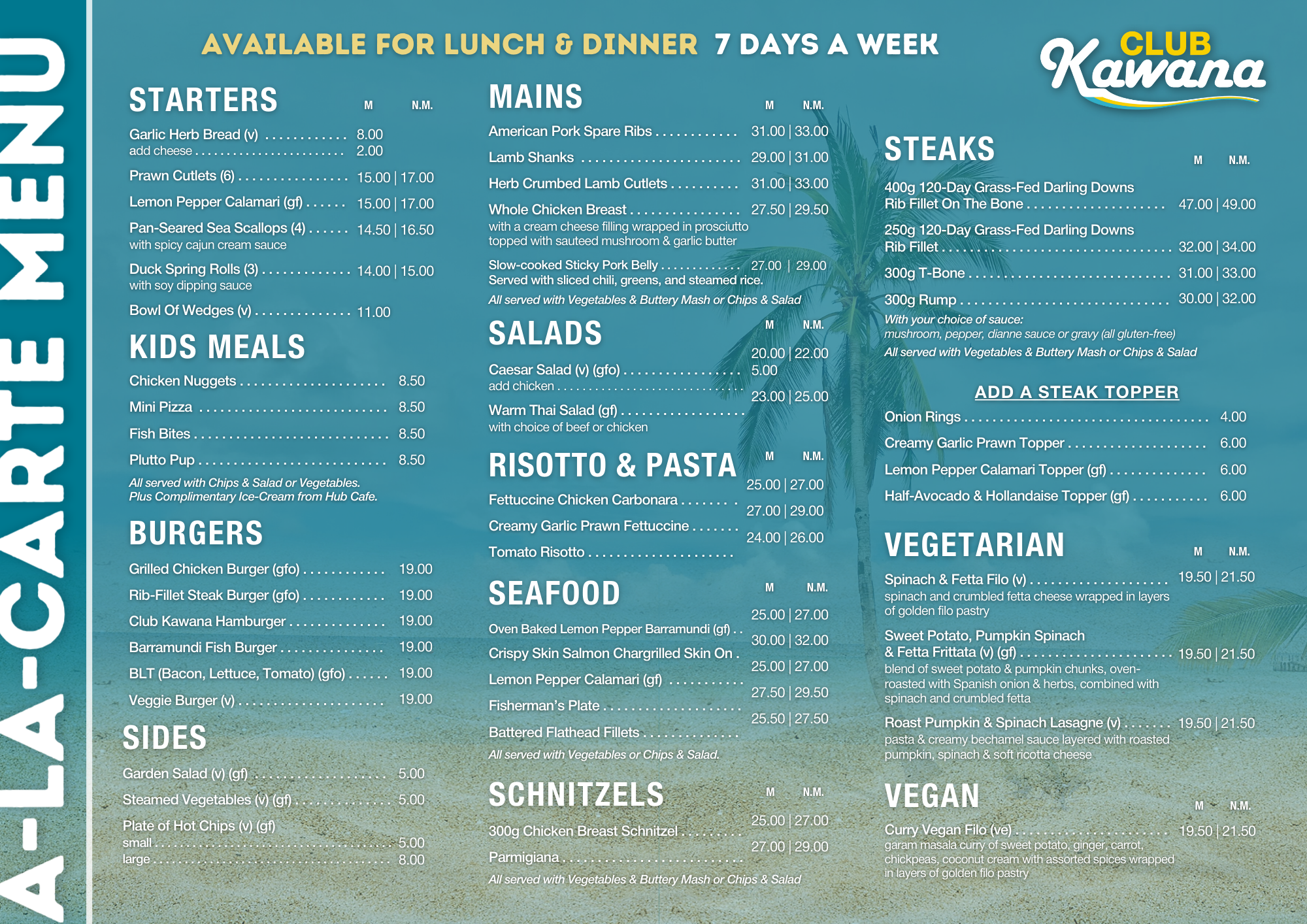 Bistro - Club Kawana | Great Value Dining Sunshine Coast - Open 7 Days